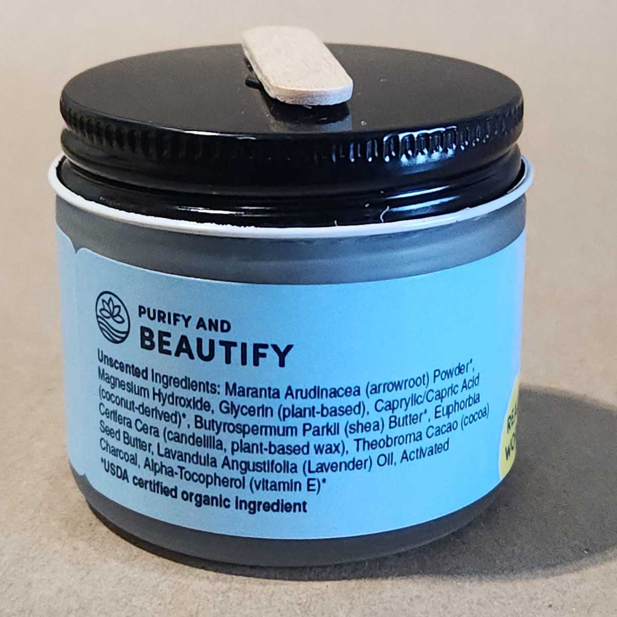 Activated Charcoal Deodorant Cream